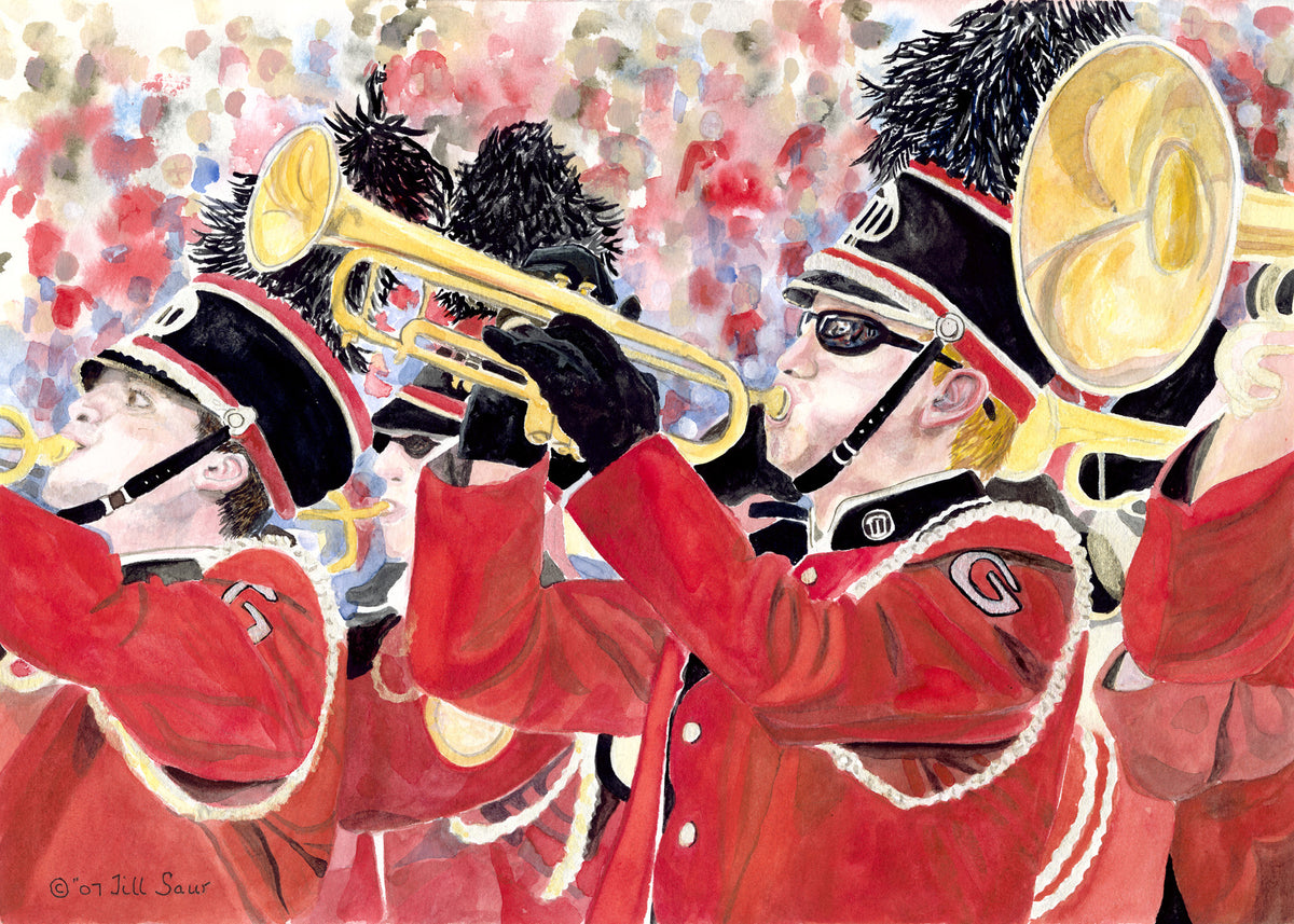Red Coat Band – Jill Saur Fine Art